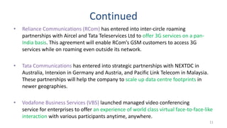 Industrial analysis of telecom & infra sector | PDF