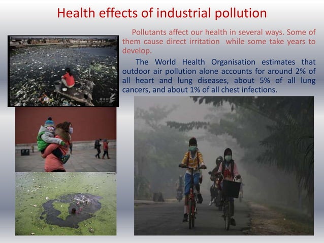 Industrial and mining pollution and its effects final | PPTX | Lung and ...