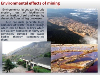 Industrial and mining pollution and its effects final | PPTX