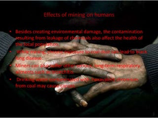 Industrial and mining pollution and its effects final | PPTX
