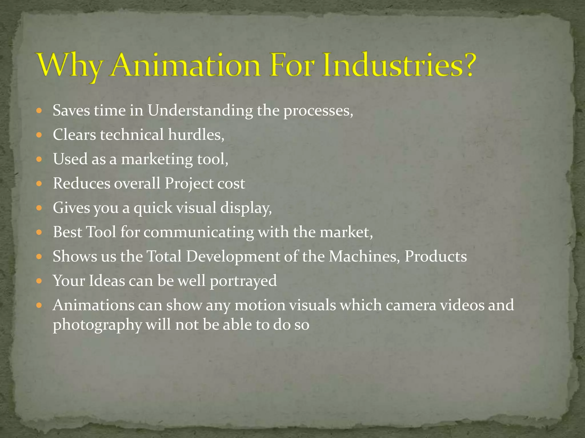 Industrial animations | PPT