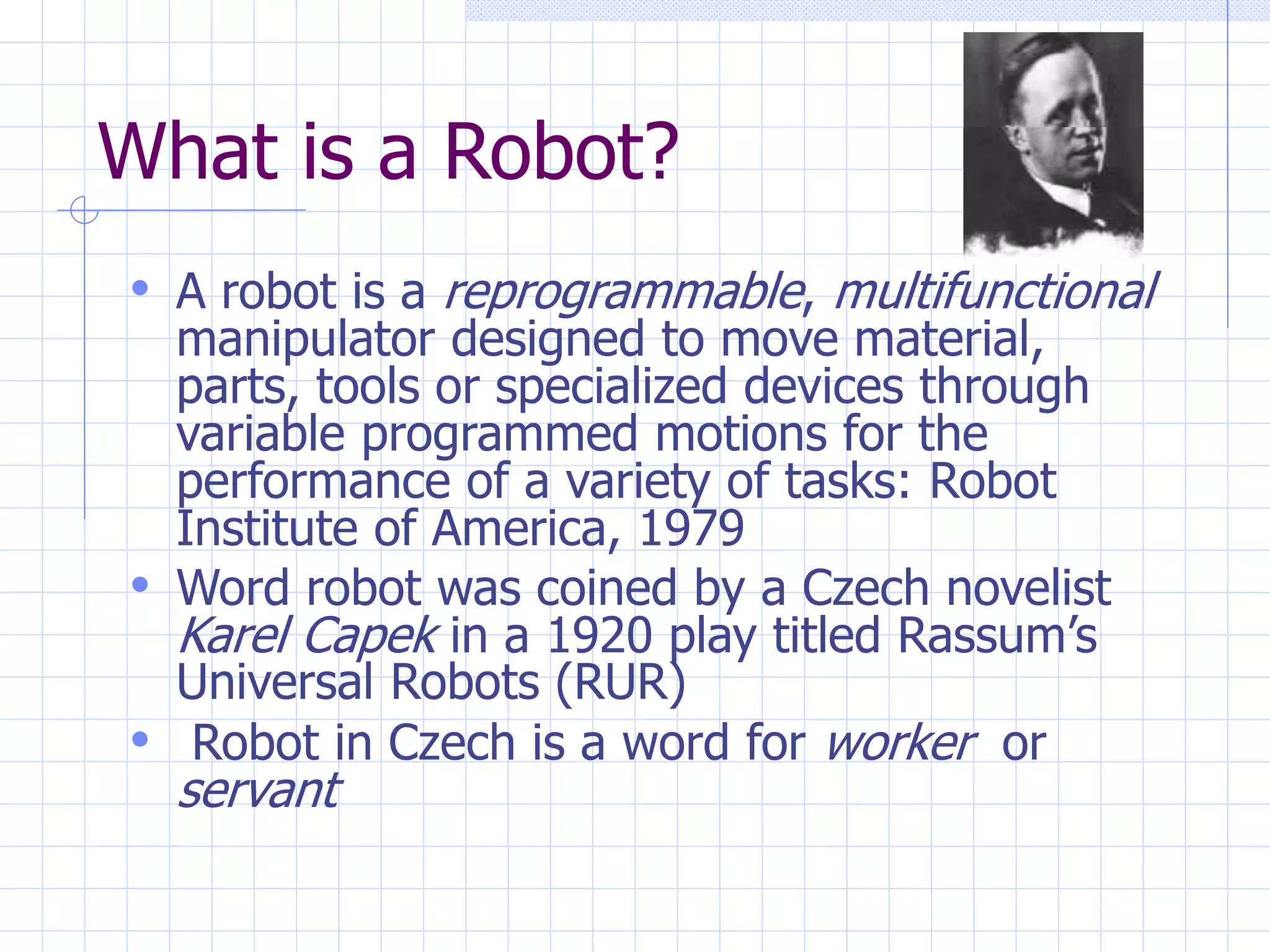 Industrial applications of robots | PPT