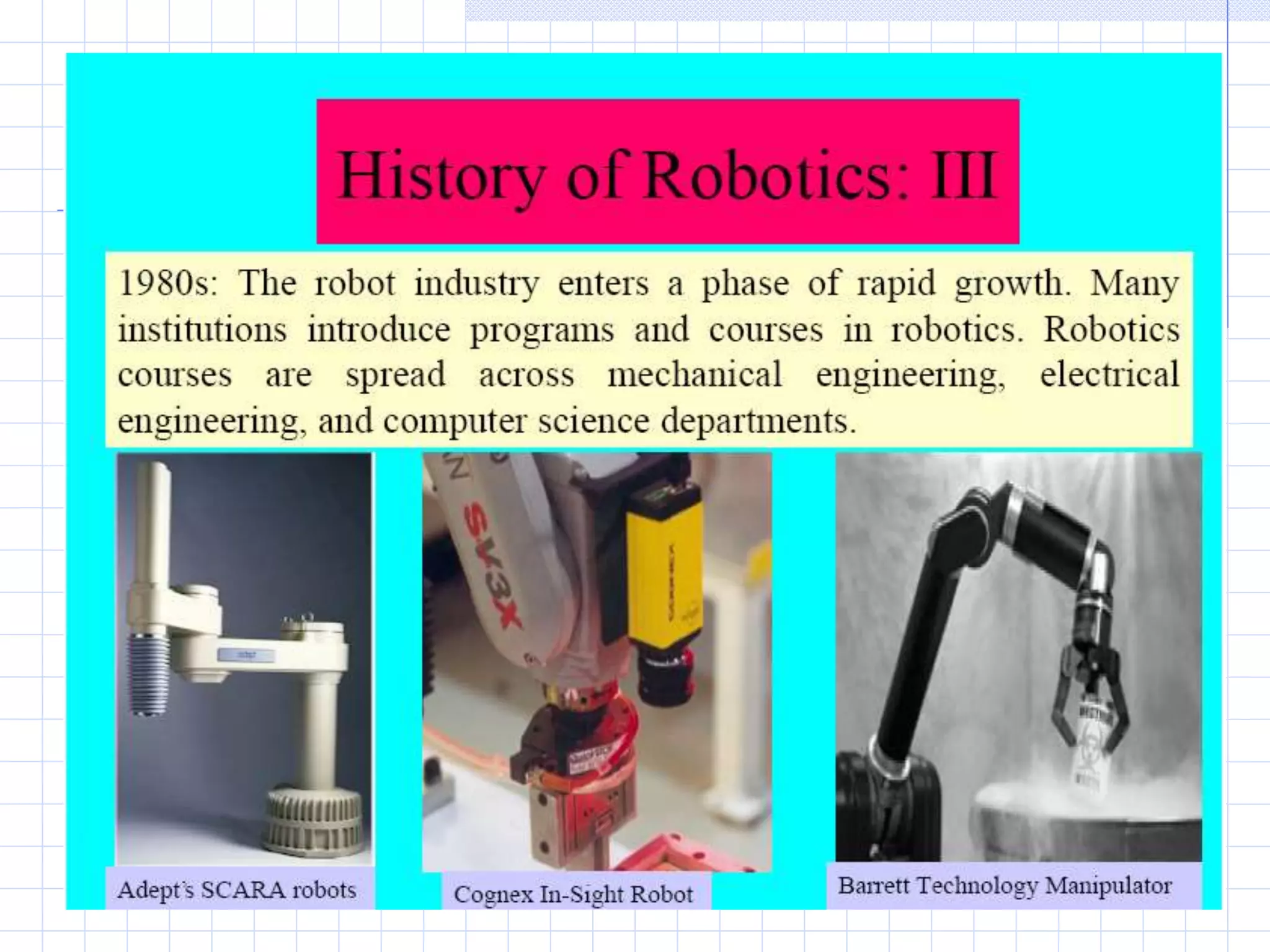Industrial applications of robots | PPT