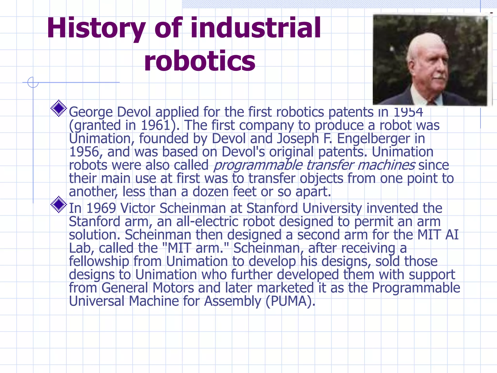 Industrial applications of robots | PPT