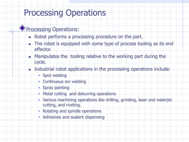Industrial applications of robots | PPT