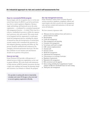 An industrial approach to risk and control self-assessments | PDF