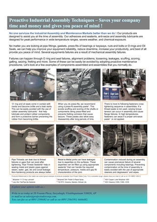 Industrial Assembly Products from Project Sales Corp | PDF