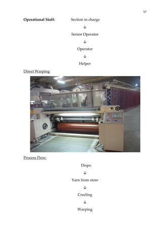 Industrial attachment of paramount textile ltd | PDF