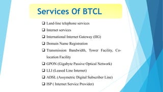 Industrial Attachment Under BTCL.pptx