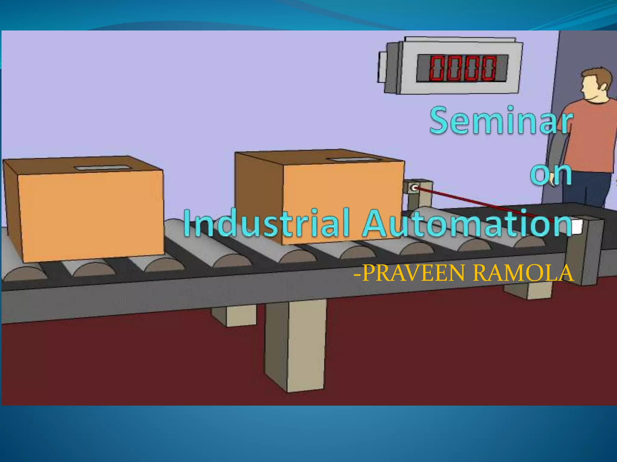 Industrial automation (PLC, SCADA, VFD & HMI) | PPTX