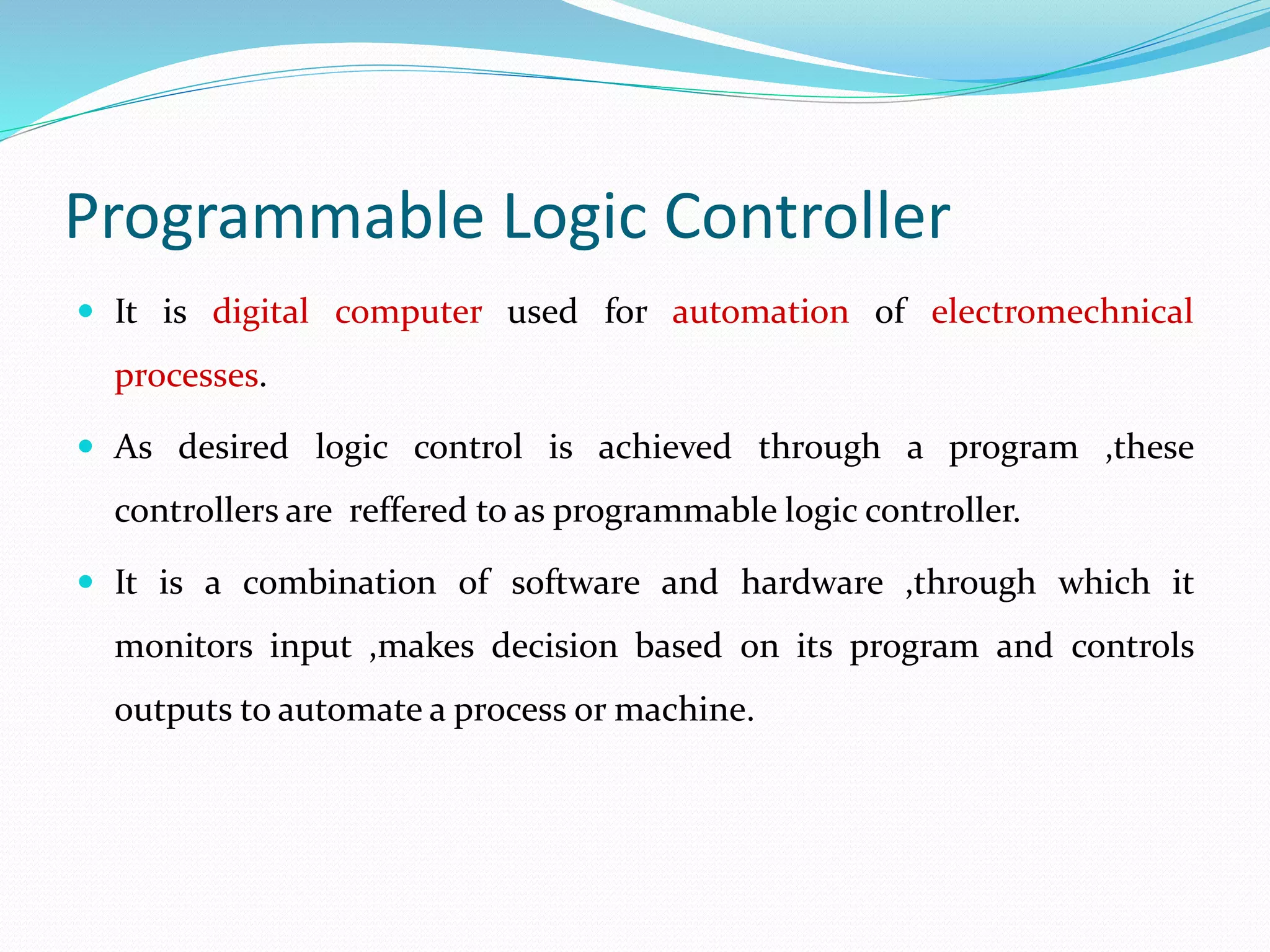 Industrial automation (PLC, SCADA, VFD & HMI) | PPTX