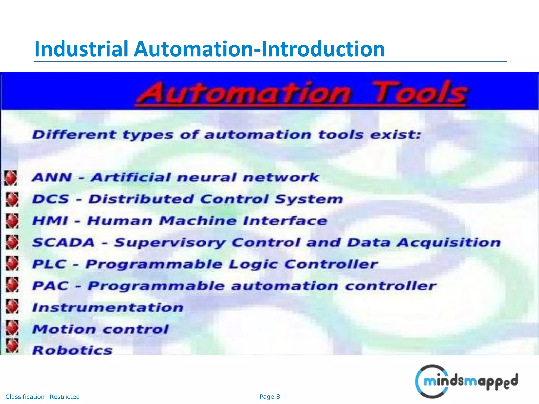 Industrial Automation Introduction | PPTX