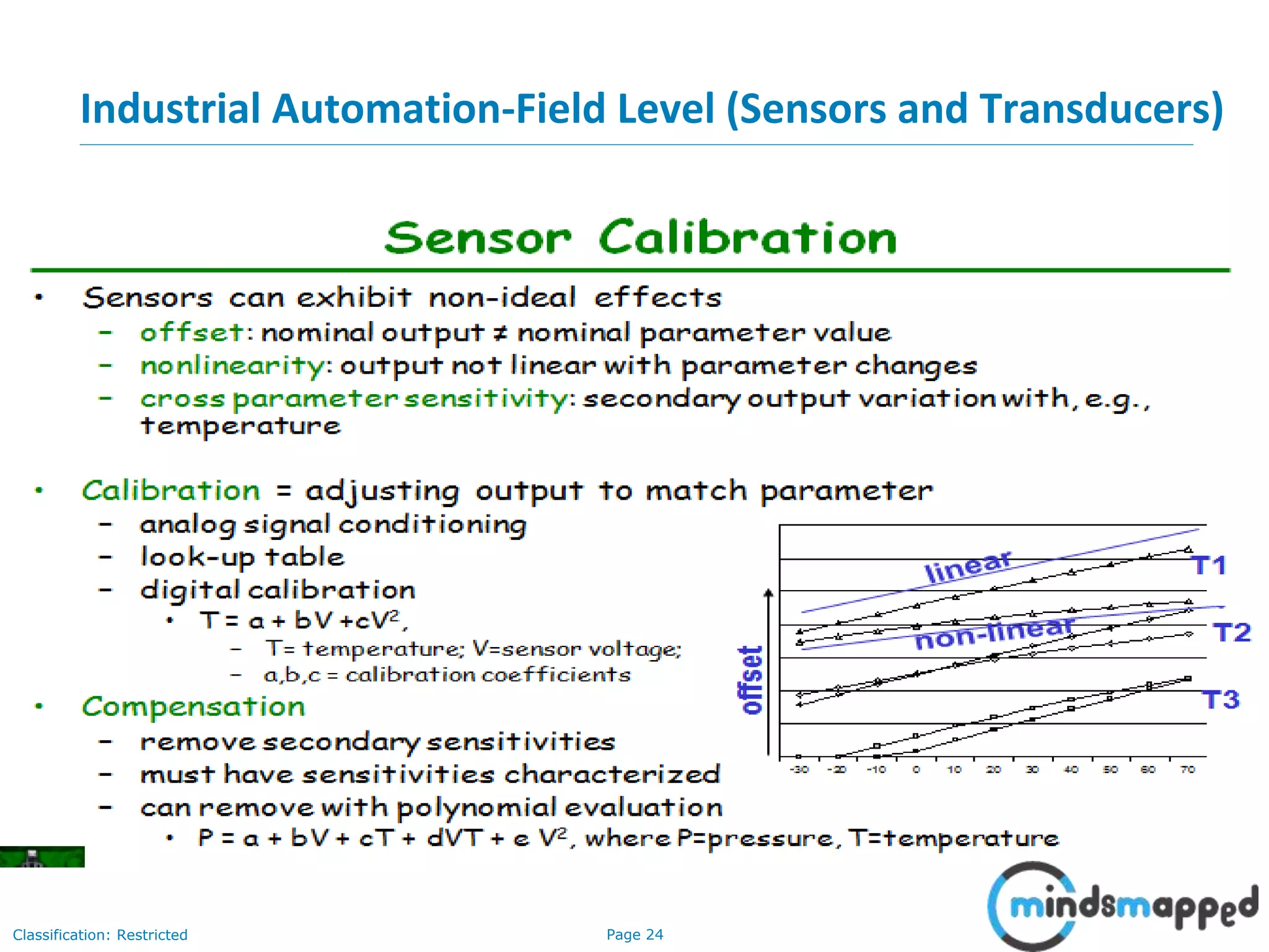 Industrial automation - Sensors and Transducers | PPTX
