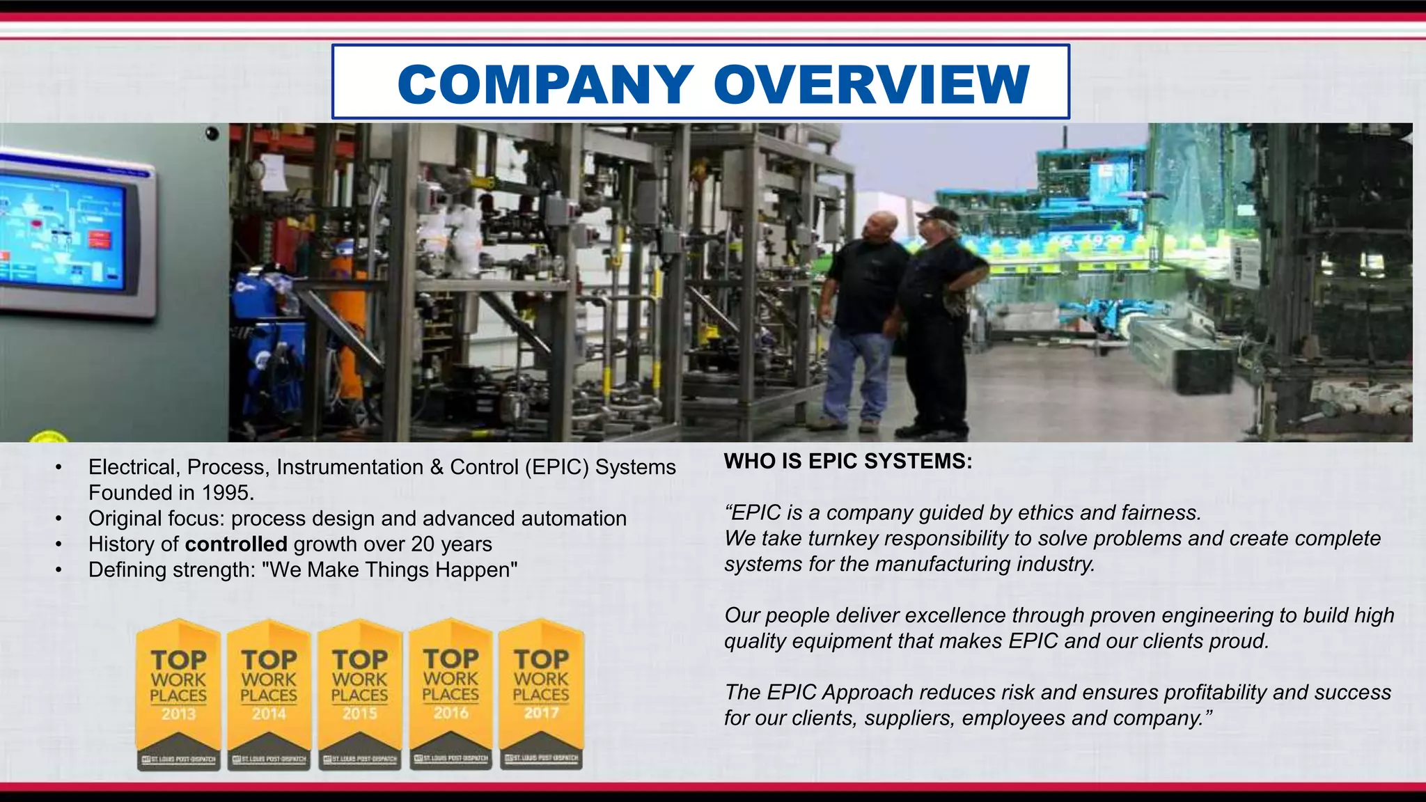 Industrial Automation Engineering - EPIC Industrial Automation | PPTX