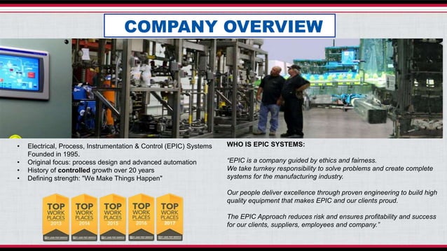 Industrial Automation Engineering - EPIC Industrial Automation | PPT
