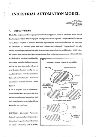 Industrial Automation Model | PDF