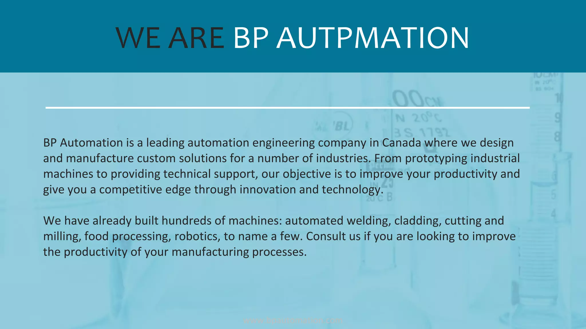 Industrial automation, the key to remain competitive | PPTX