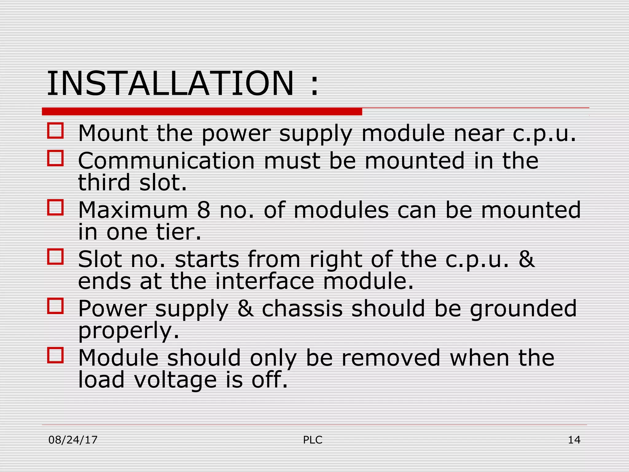Industrial automation using programmable logic controller (plc) | PPT