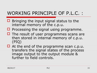 Industrial automation using programmable logic controller (plc) | PPT