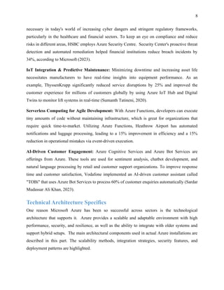 INDUSTRIAL BENEFIT FROM MICROSOFT AZURE.docx