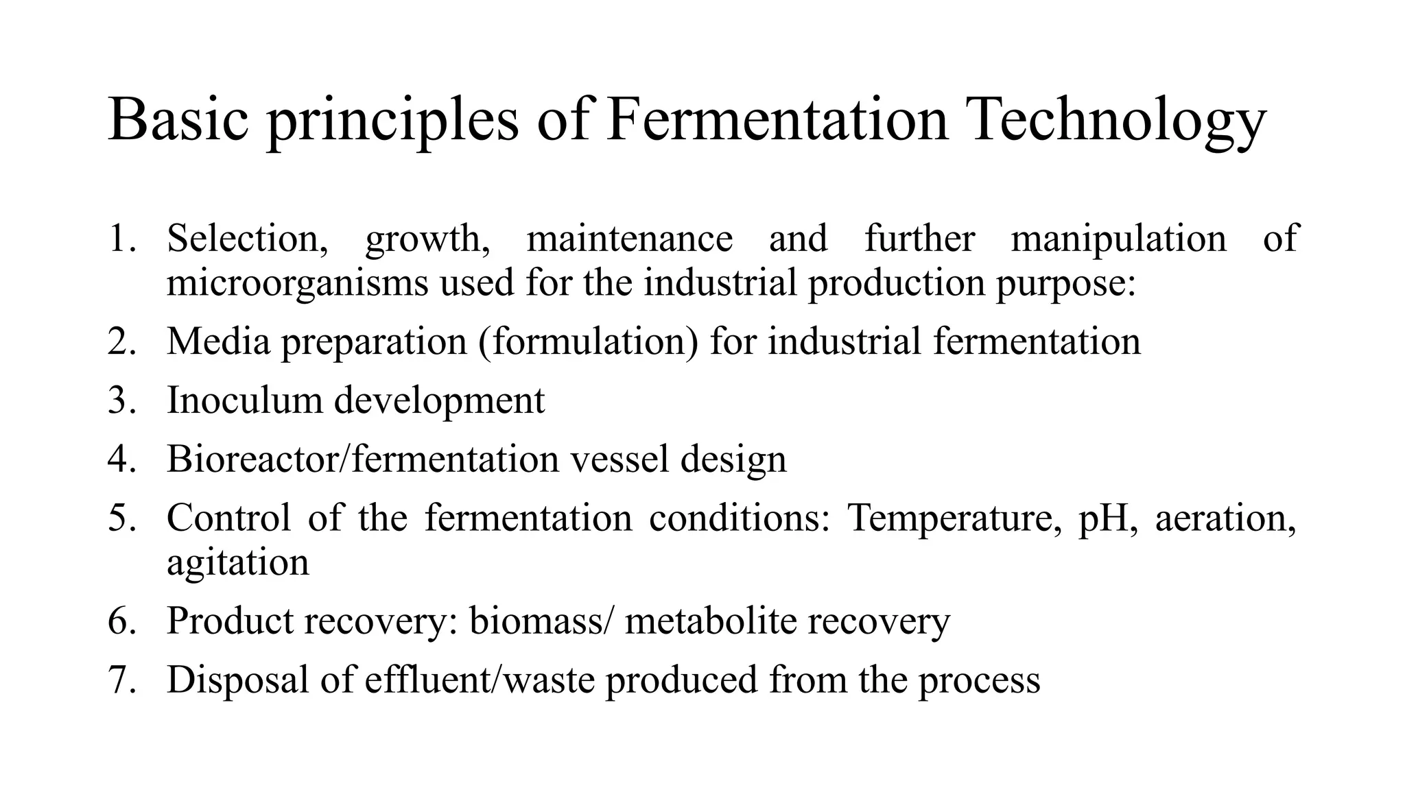 Industrial Biotechnology for biotechnology students | PPTX