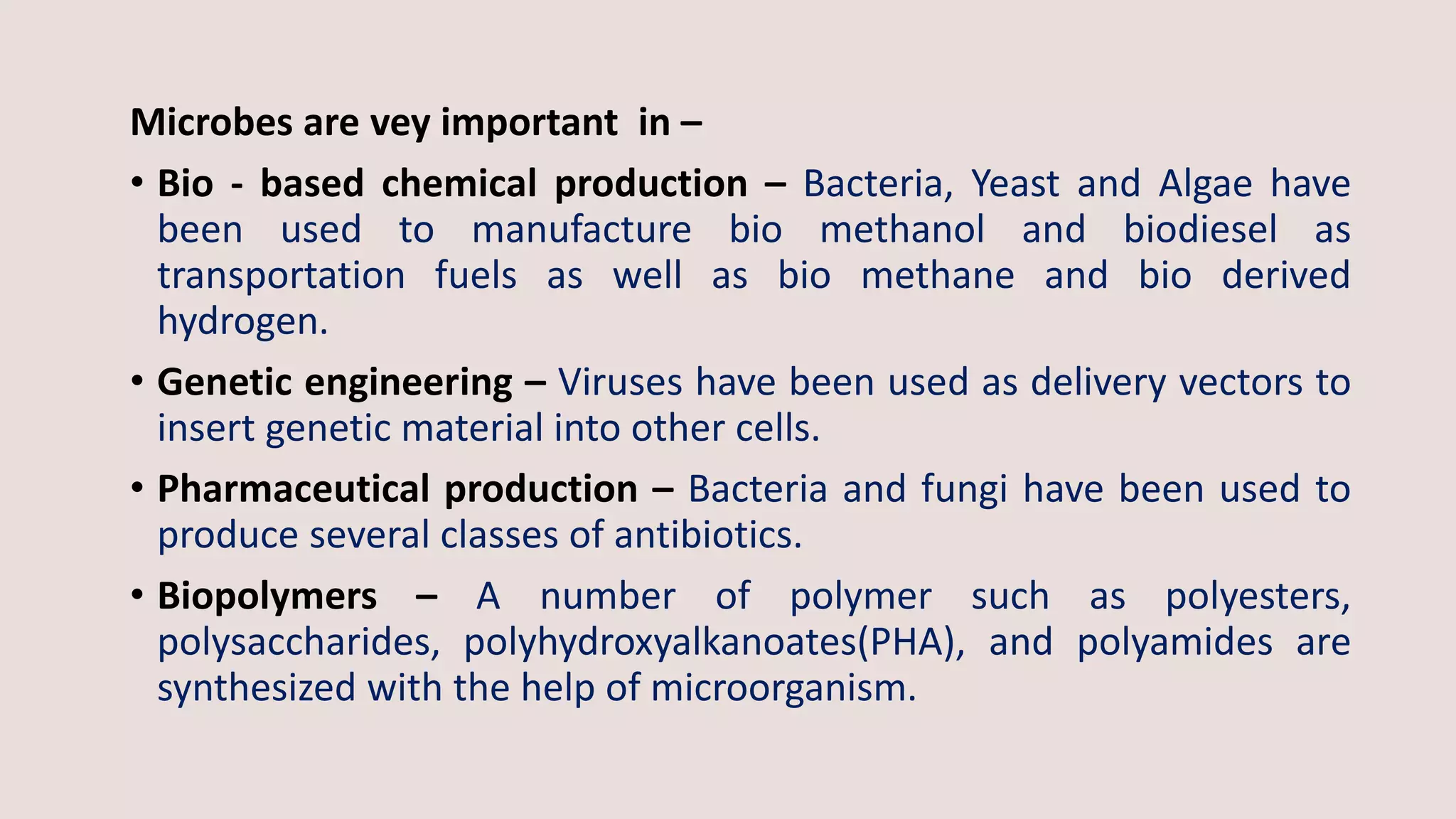 Industrial biotechnology presentattion | PPTX
