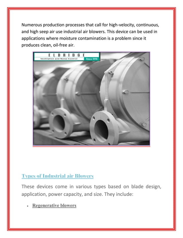 Industrial Blowers | PDF