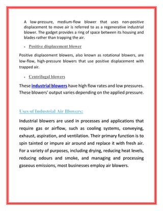 Industrial Blowers | PDF
