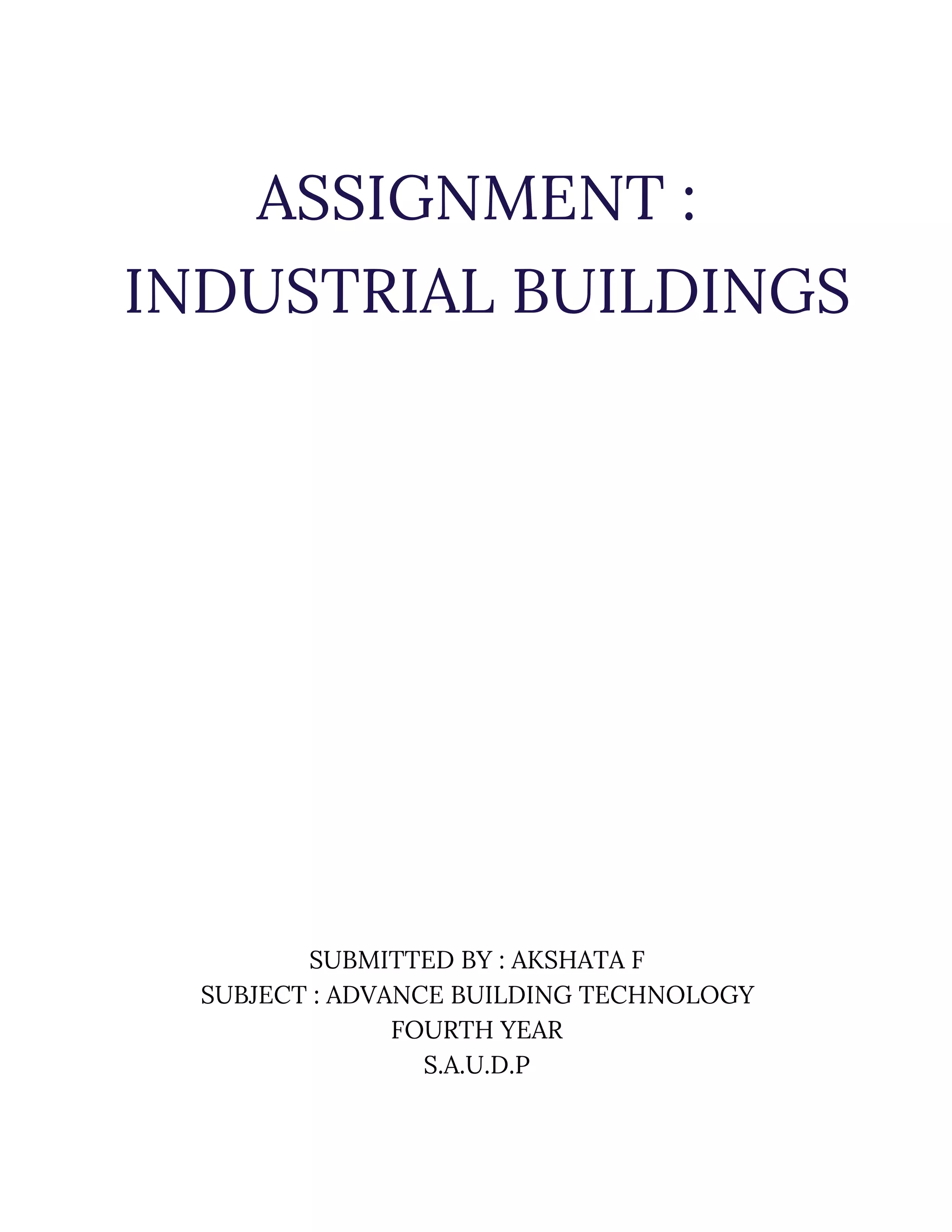 Industrial buildings | PDF