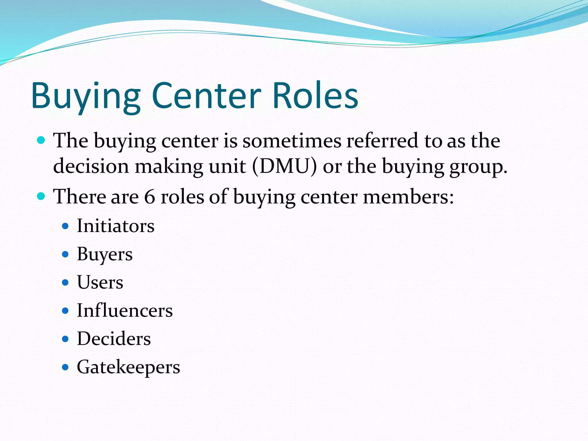 Industrial buyer behaviour | PPTX