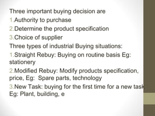 Industrial buying | PPT
