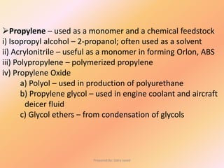 Petrochemicals | PPTX