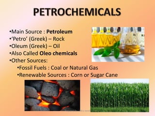 Petrochemicals | PPTX
