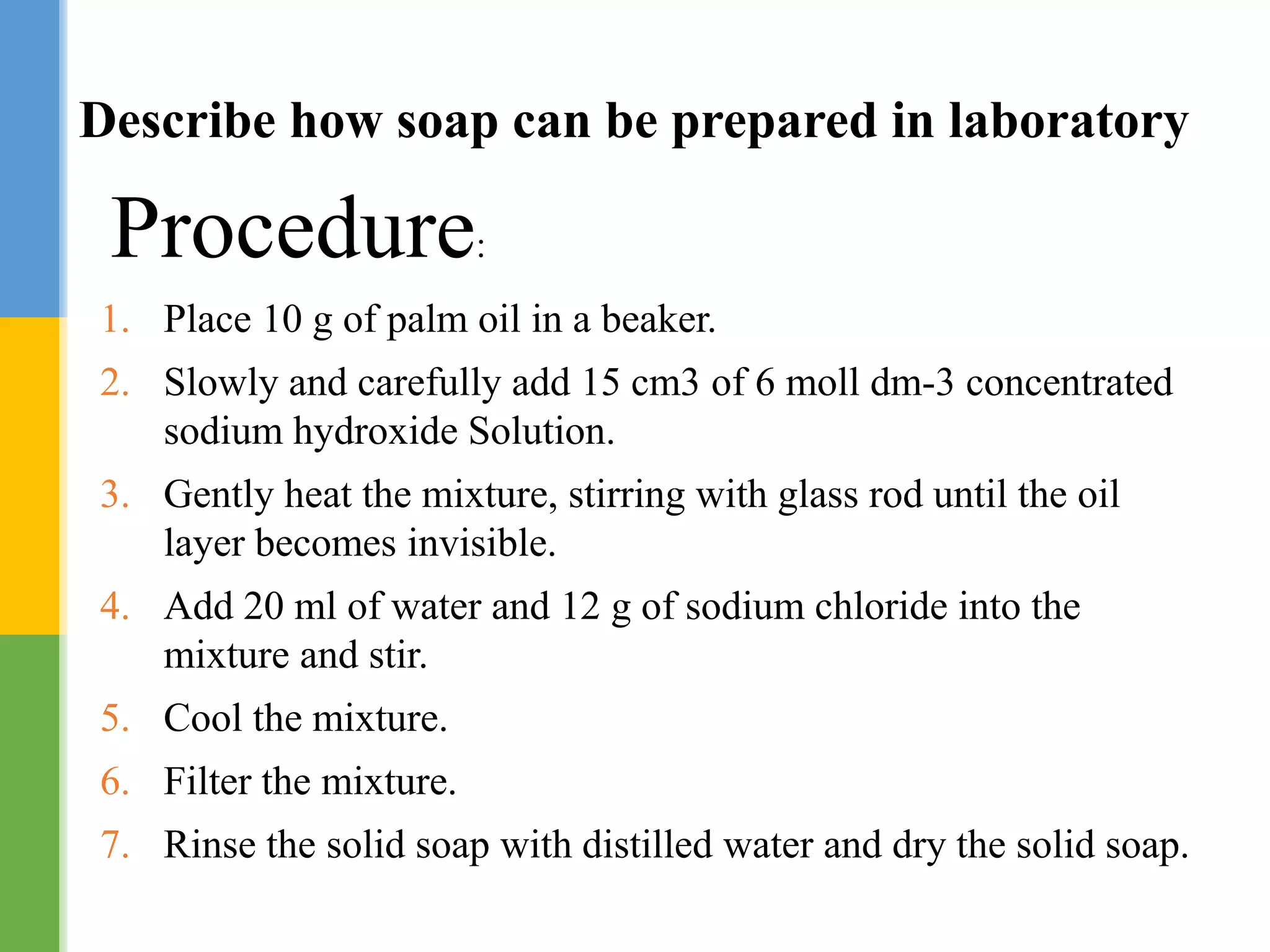 Industrial chemistry Cement & Soap | PPT