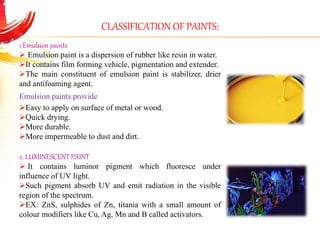 Industrial chemistry paint ppt | PPTX