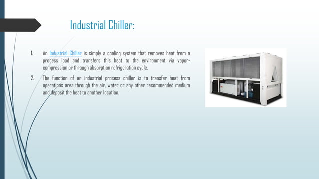 Industrial Chiller & Chiller Types | PDF | Home Appliances | Home & Garden