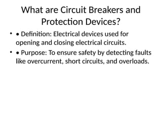 Comprehensive Overview of Industrial Circuit Breakers and Protection ...