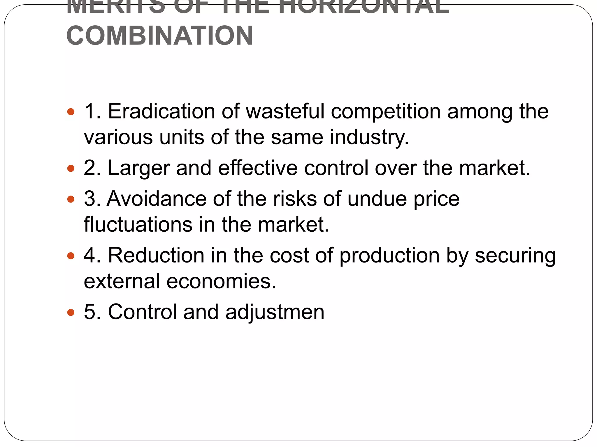 Industrial combination | PPTX