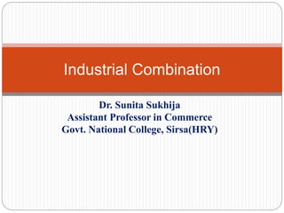 Industrial combination | PPTX