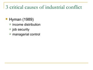Industrial conflict | PPT