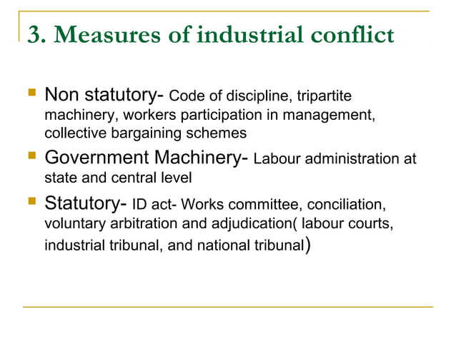 Industrial conflict | PPT