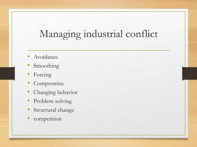 Industrial conflict.and Nature of industrial conflict in Bangladesh | PPT