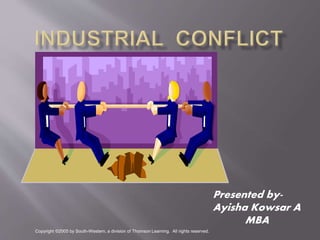 Industrial conflict | PPT | War and Conflicts