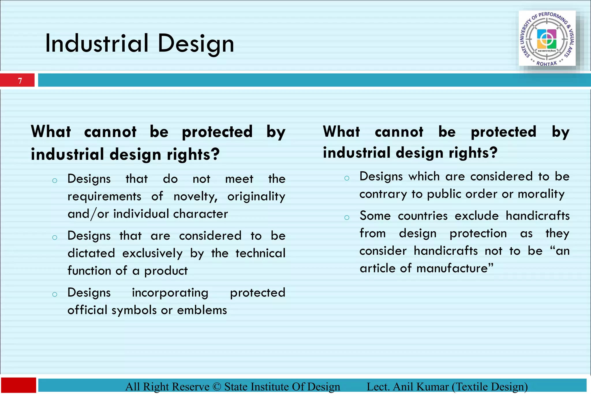 intellectual Property Rights [Industrial design] | PDF
