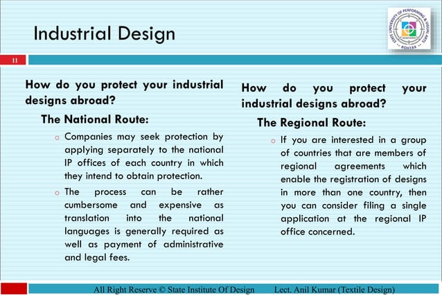 intellectual Property Rights [Industrial design] | PDF