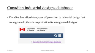 Industrial design database | PPTX