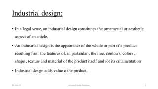 Industrial design database | PPTX