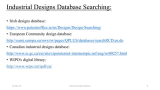 Industrial design database | PPTX