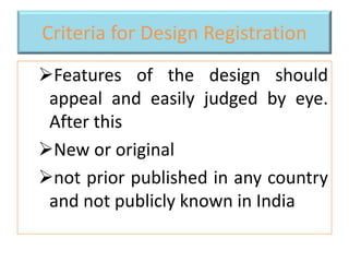 Industrial design ipr | PPTX