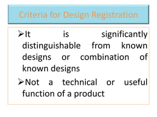 Industrial design ipr | PPTX
